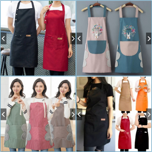Jual Apron Celemek Barista Chef Korean Style IMPORT Dapur Masak Barber ...