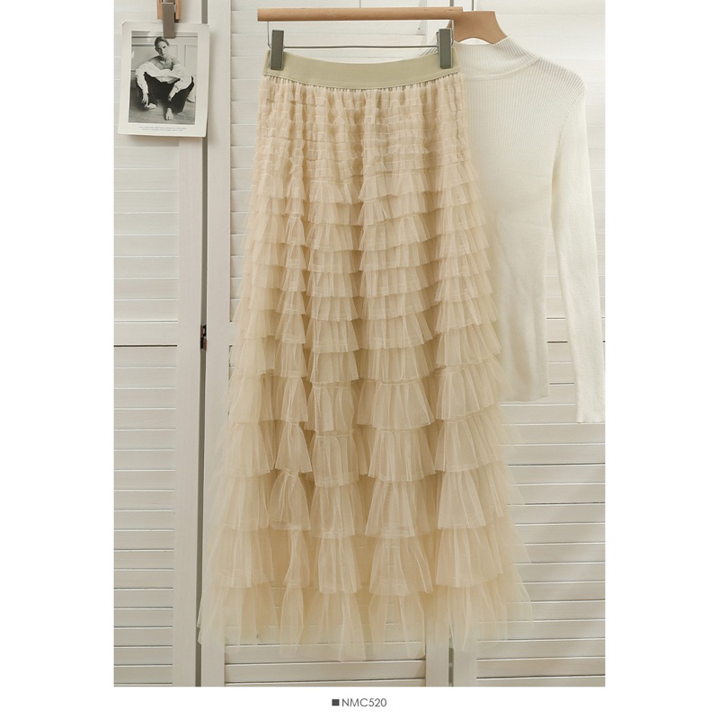 Jual ROK TULE MIDI TULLE SKIRT WANITA PANJANG MX632 | Shopee Indonesia
