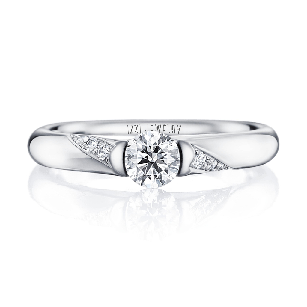 Jual Izzi Jewelry - Cincin Tunangan Perak Single Nikah Wanita Tunangan ...