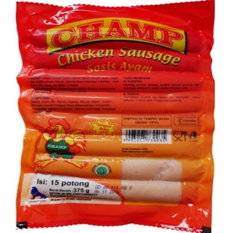 Jual champ chicken sosis sausage 375 | Shopee Indonesia
