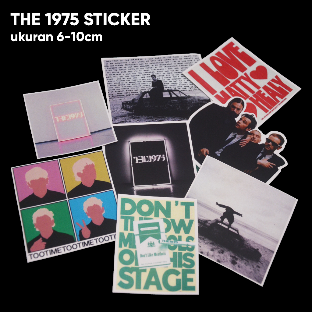 Jual The 1975 Stiker Pack isi 8pcs (Big Size) stikermurah/stikertumblr ...