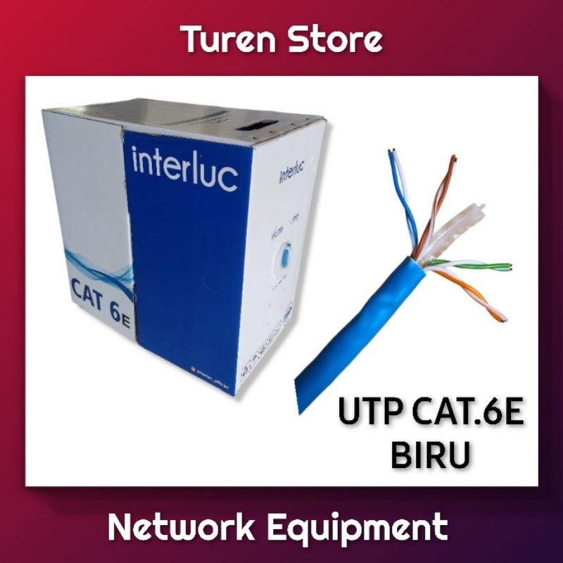 Jual UTP CAT6 interluc ECER PER METER Kabel LAN CAT 6 6E internet WiFi ...