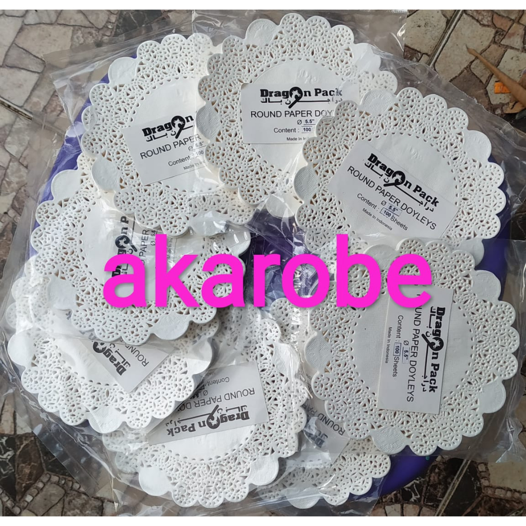 Jual [ isi 5 PC ] KERTAS ALAS TOPLES 250 GRAM DAN 500 GRAM / KERTAS ...