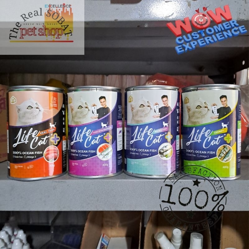Jual Life Cat Canned 400g | Ocean Fish Series | Makanan Kucing Kaleng ...
