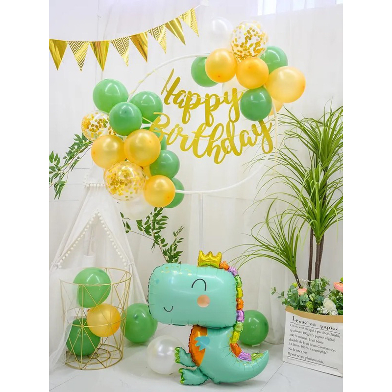 Jual PAKET BALON STANDING HBD DINO TOSCA | Shopee Indonesia
