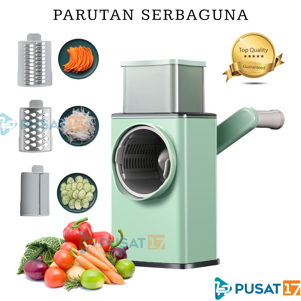 Jual PUSAT17 VEGETABLE CUTTER SLICER MULTIFUNGSI / ALAT PARUTAN SAYUR ...