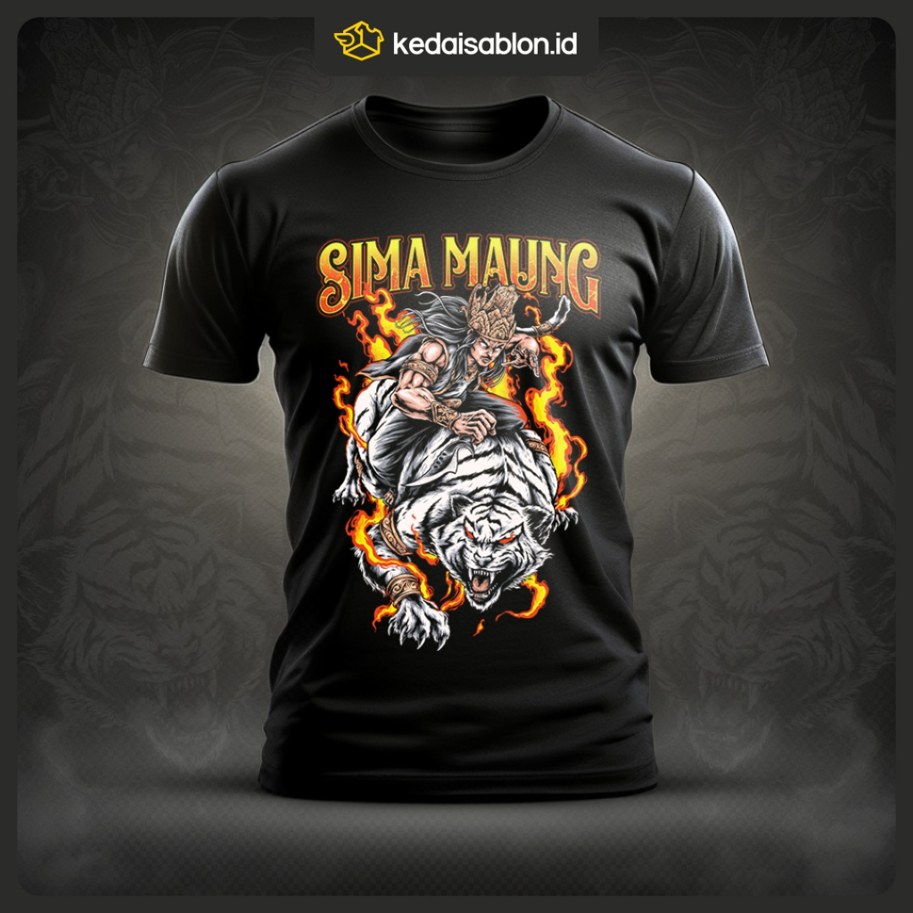 Jual SIMA MAUNG Kaos Sunda Pria Wanita Cotton Combed 24s Kedai Sablon ...