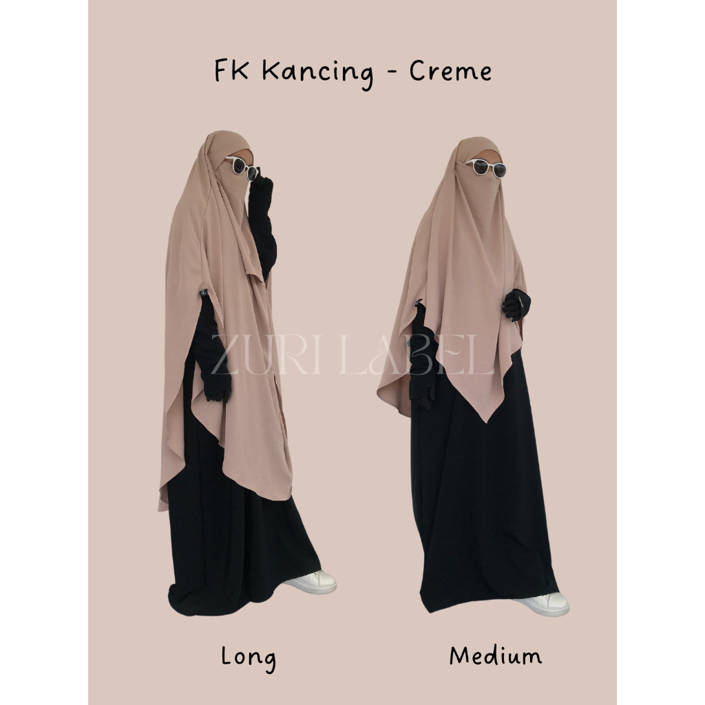 Jual FK KANCING INSTAN AIRFLOW - FREE CADAR TALI FRENCH KHIMAR BY ZURI ...