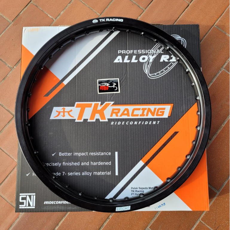 Jual Velg TK BRIGHT WM 140 160 185 215 Ring 16 17 18 19 21 HITAM SILVER ...