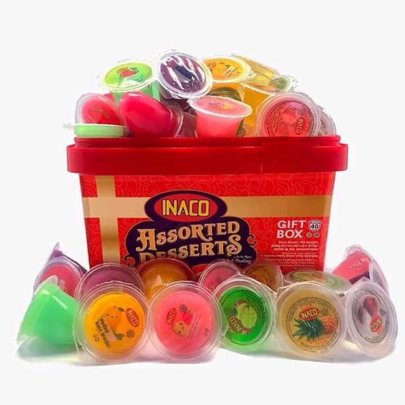 Jual INACO Desert Gift Box 600g | Biskuit Kaleng Lebaran | Shopee Indonesia