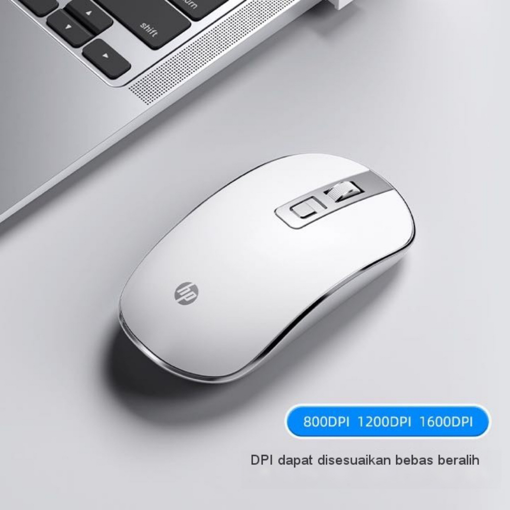 Jual HP S4000 mouse wireless Bisu Kantor Bisnis gaming silent click ...