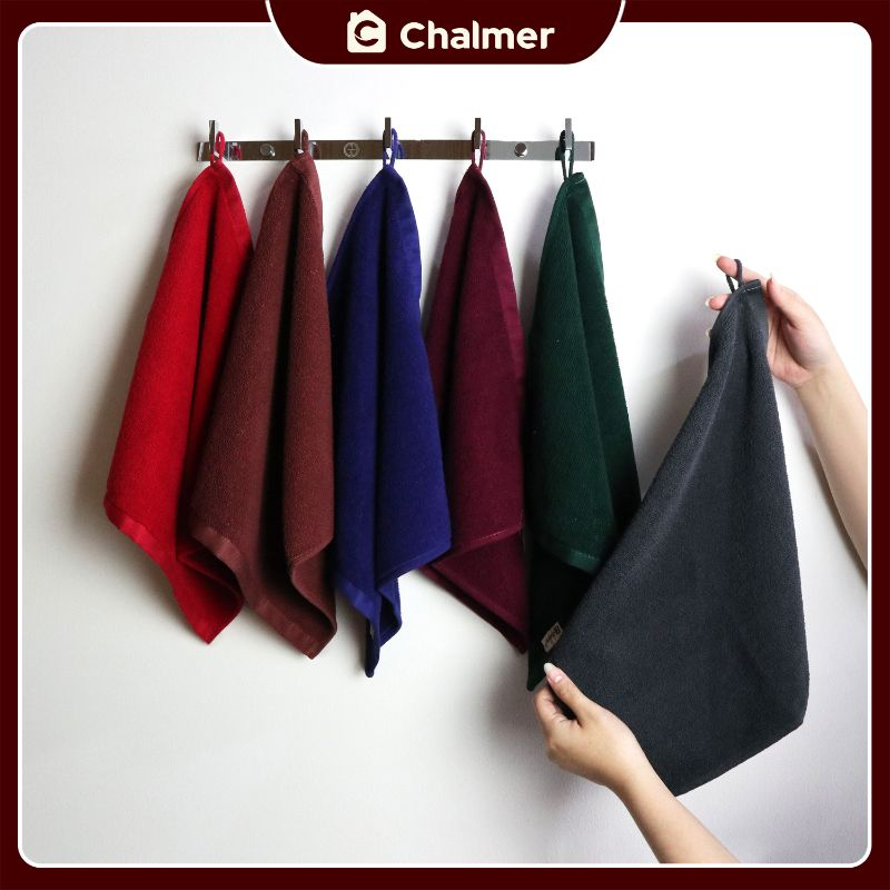 Jual Lap Tangan Microfiber Chalmer 35 x 35 cm Serbet Handuk Cuci Tangan ...