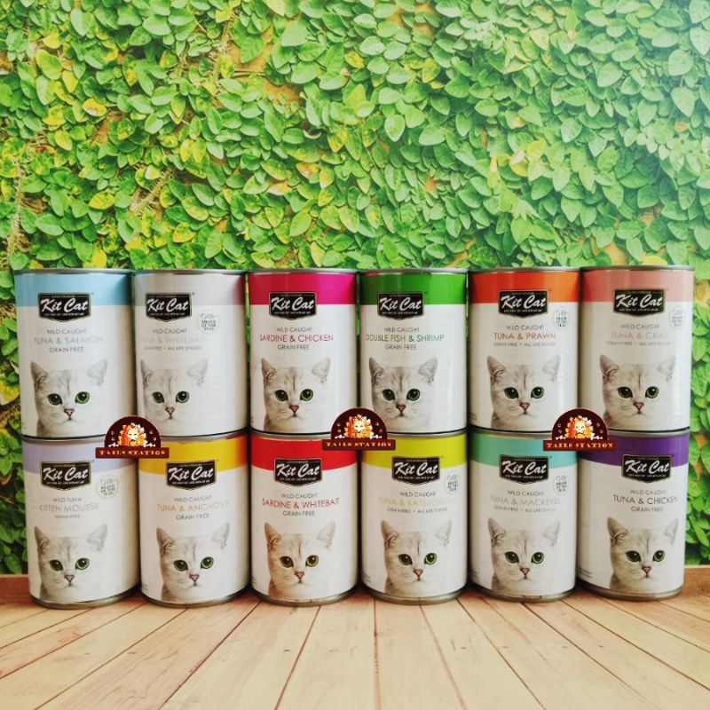 Jual Makanan Kucing Basah Kaleng Kit Cat Adult Kitten Cat 400gr ...