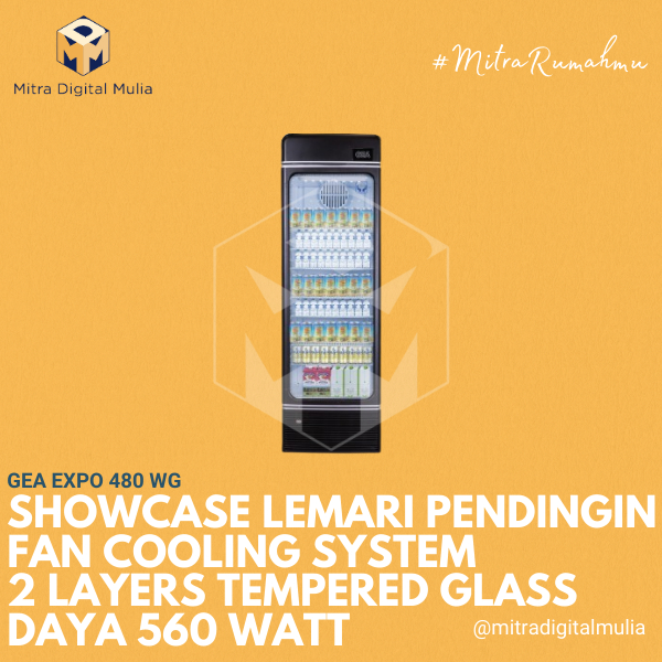 Jual GEA EXPO 480 WG Lemari Pendingin Minuman Showcase 437 Liter ...