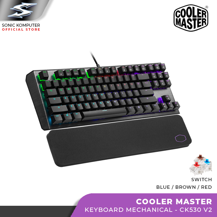 Jual Cooler Master CK530 V2 / CK-530 TKL RGB Mechanical Keyboard Gaming ...