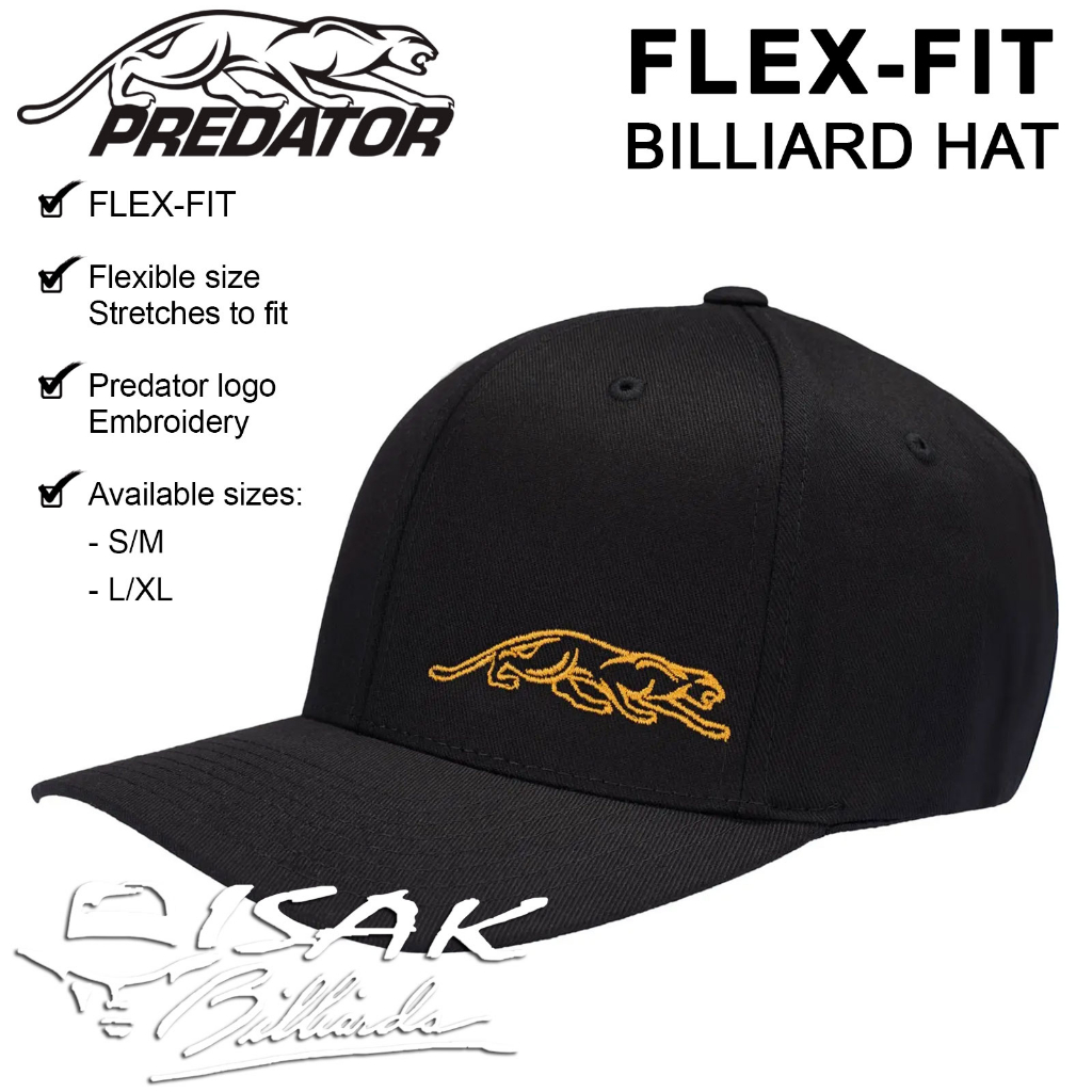 Jual Predator Flexfit Billiard Hat - Topi Biliar Baseball Cap Asli USA ...