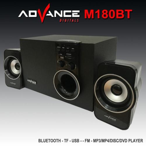 Jual Speaker Advance Aktif Portable M180BT Bluetooth Subwoofer BASS | Shopee Indonesia