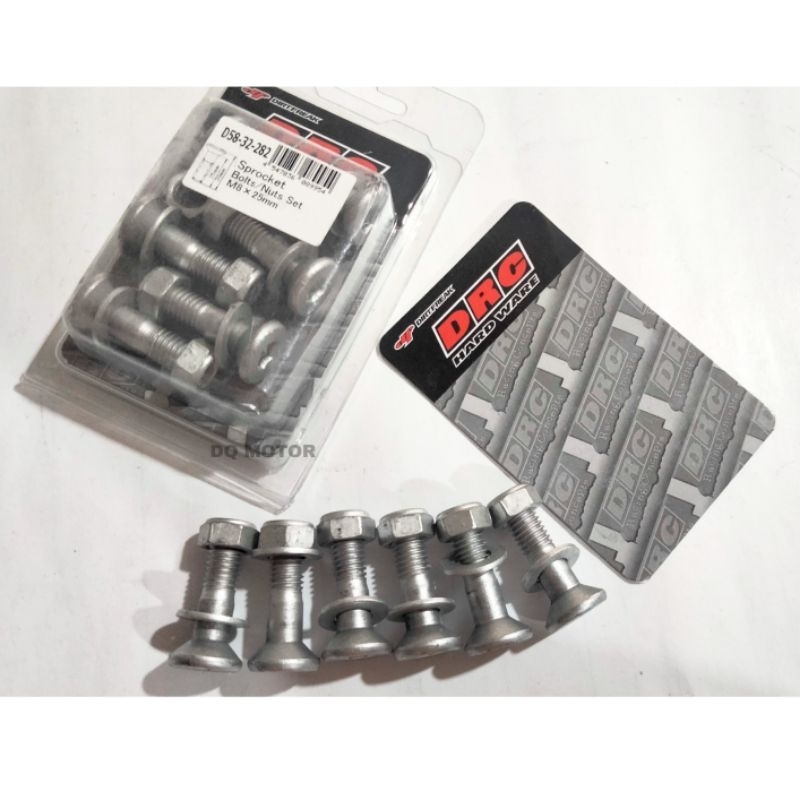 Jual Baut Gear - Sprocket Bolt Nut - Baut gear belakang DRC PROTAPER ...