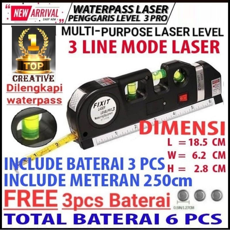 Jual FIXIT LASER LEVELPRO 3 WATERPAS LASER | Shopee Indonesia