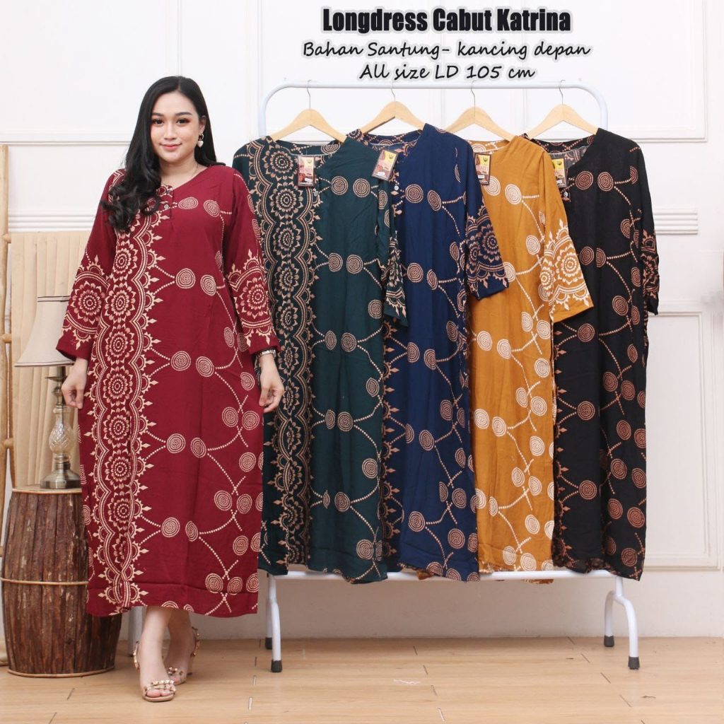 Jual Depok daster gamis warna tebal : cocok untuk berat 55 kg sampai 65 ...