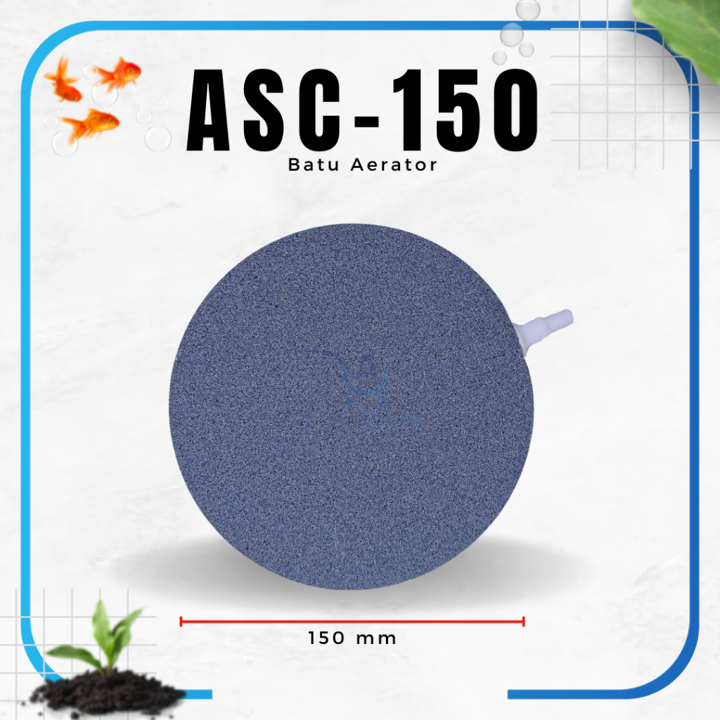 Jual Batu Aerator 15cm Air Stone ASC-150 Bubble Aquarium Oksigen O2 ...