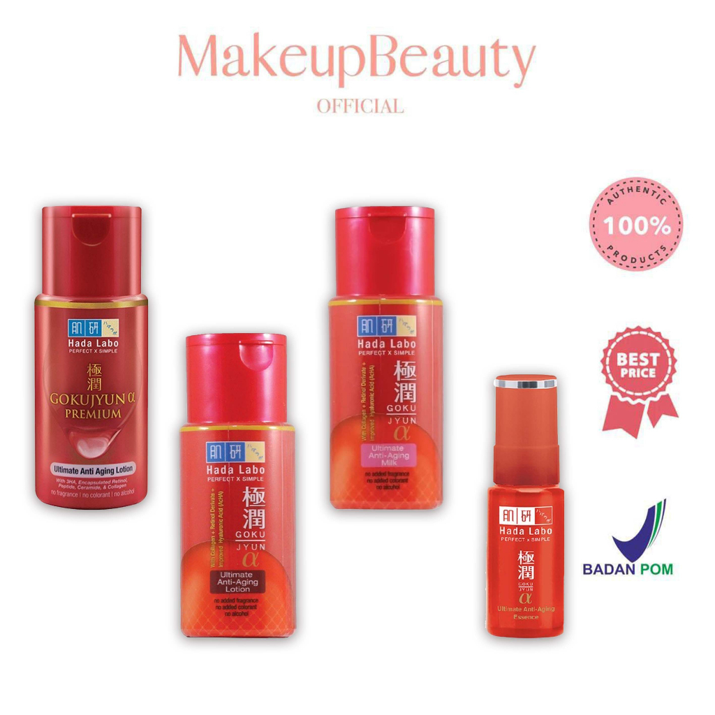 Jual Hada Labo Gokujyun Alpha Anti Aging Series Essence Milk