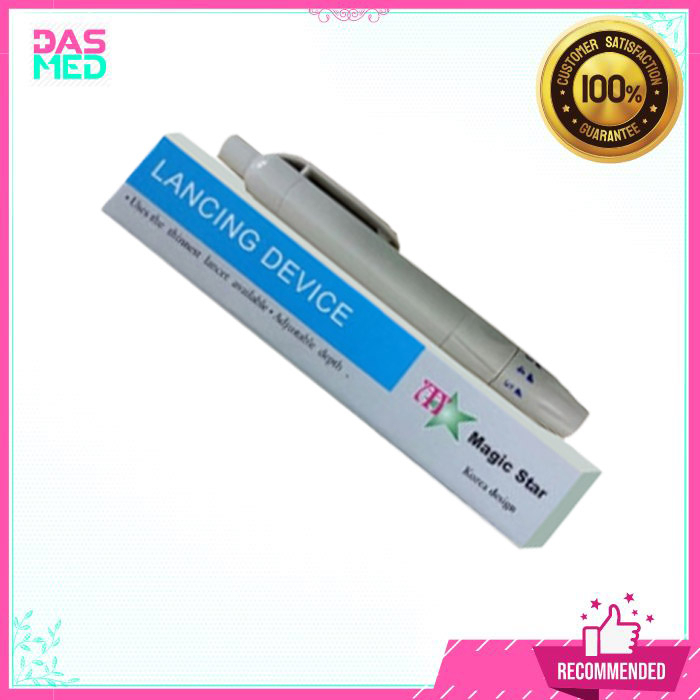Jual Pen Lancet / Pen Lanset / Lancing Device Magic Star / Pen Cek Gula ...