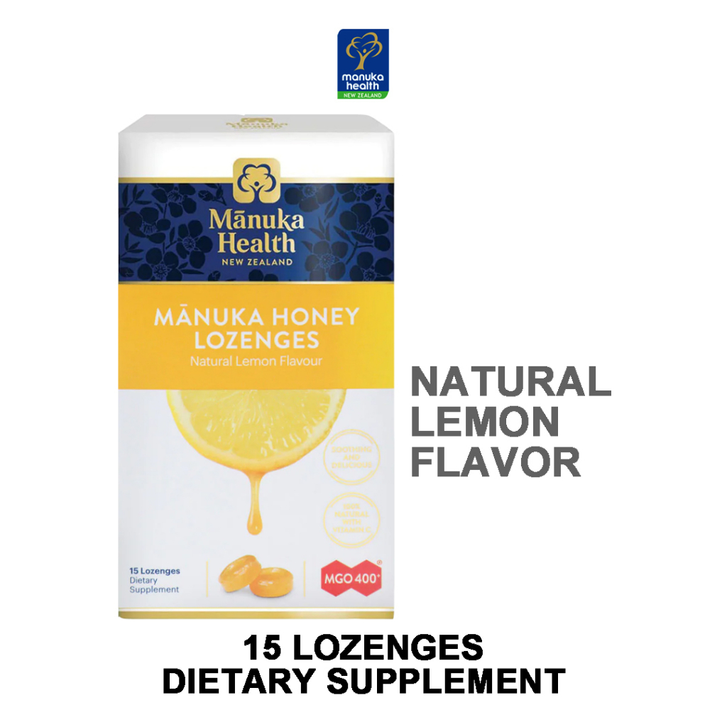 Jual Manuka Honey Lozenges Mgo 400 Rasa Lemon Madu Manuka Permen (15 ...