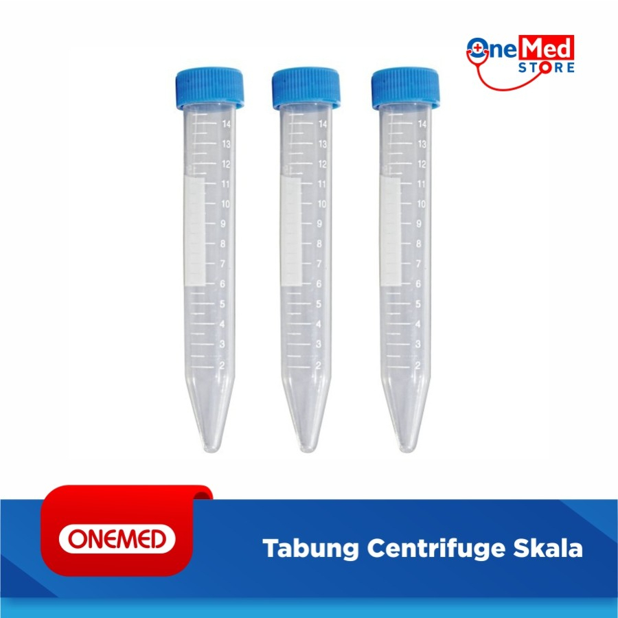 Jual Tabung Centrifuge Tube PP 15ml Onemed Bag Isi 100pcs OS | Shopee Indonesia