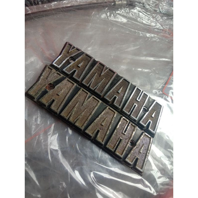Jual emblem tangki Yamaha rx-100 pnp RX 125 rxk 135 lambang tengki ...