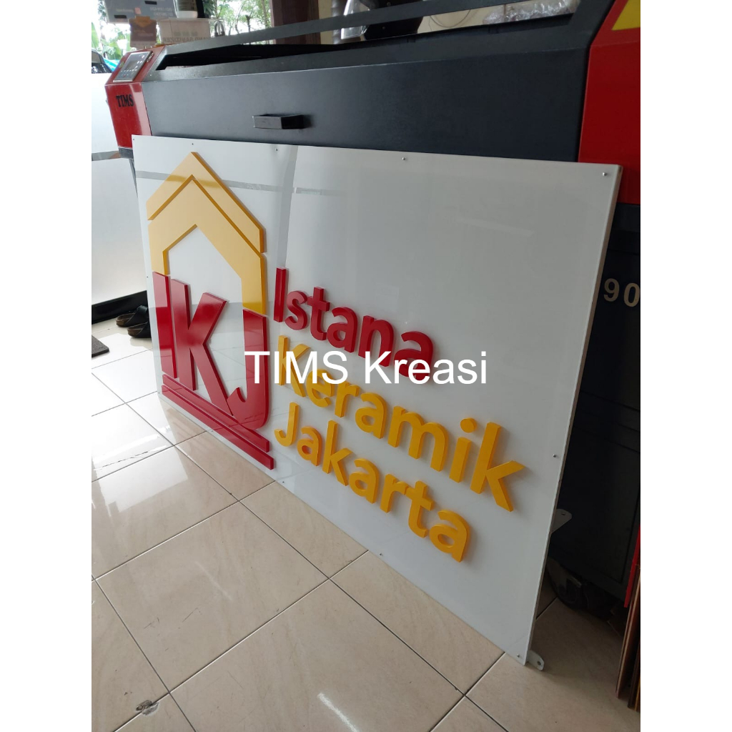 Jual Plang Nama Usaha | Plang Akrilik | Papan Nama PT | Signage ...