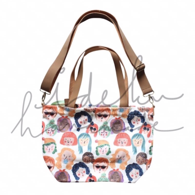 Jual Ideku Handmade Totebag Faces Reborn [PRELOVED] | Shopee Indonesia