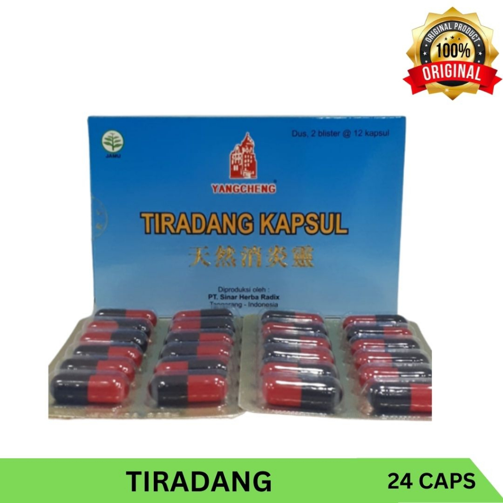 Jual Tian Ran Xiao Yan Ling Tiradang Kapsul 24 kapsul Obat Radang ...