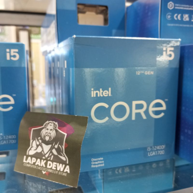 Jual Processor Intel Core i5 12400F BOX prosesor 18MB Cache LGA1700 resmi 3TH | Shopee Indonesia