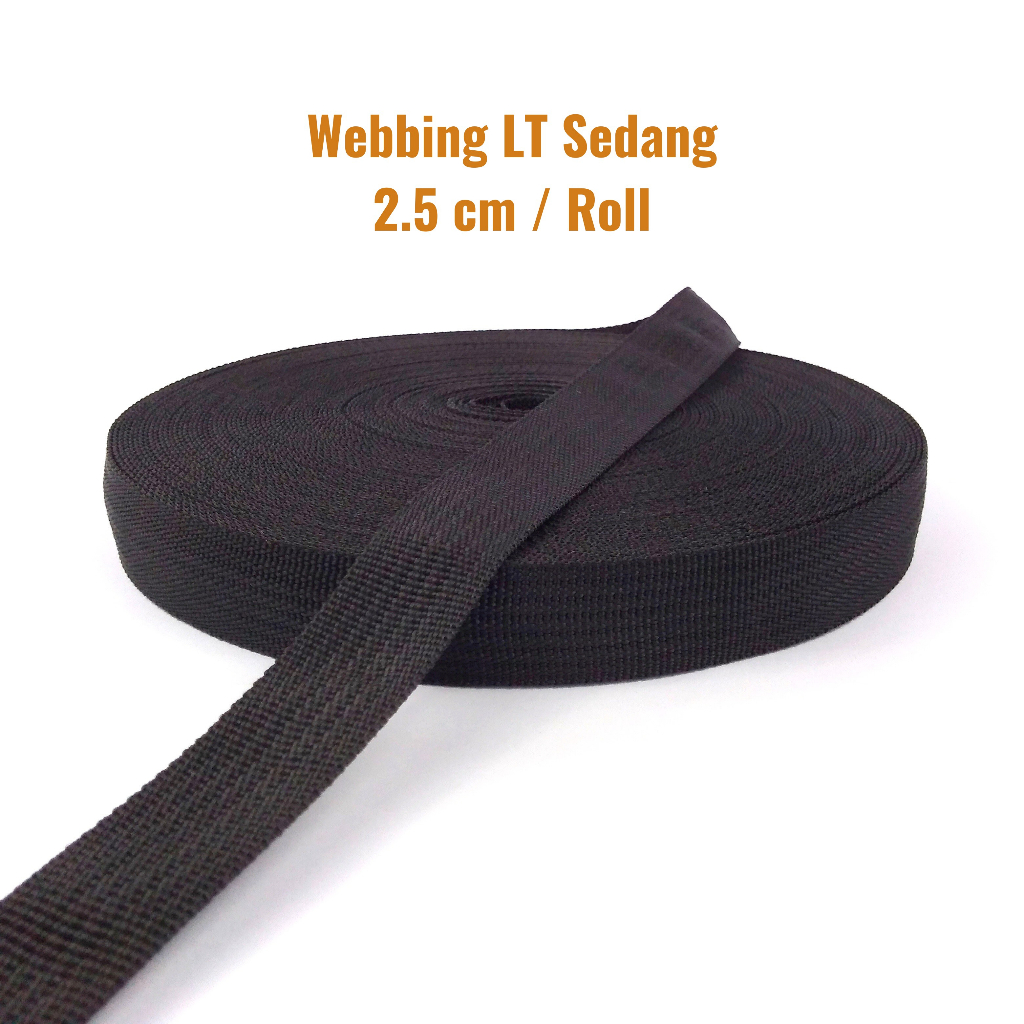 Jual Tali Webbing / Bisban Tas LT 2.5 cm Sedang | Shopee Indonesia