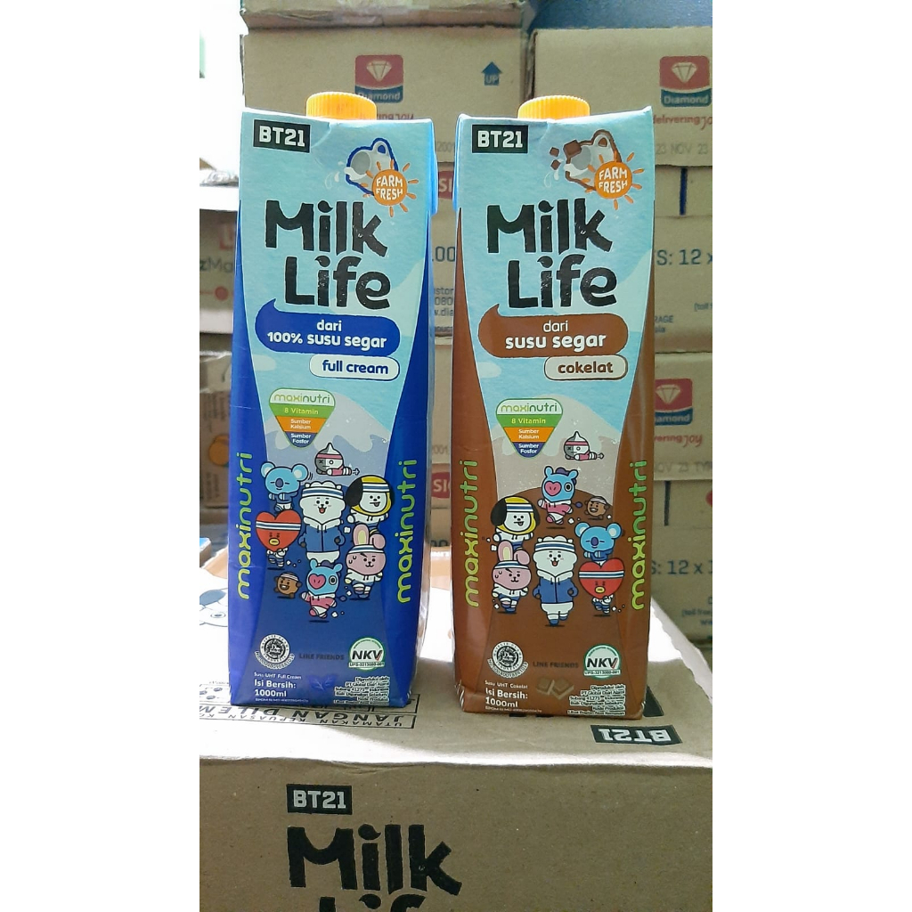 Jual Susu Milk Life UHT 1000 ml/1 Liter [SATUAN] | Shopee Indonesia