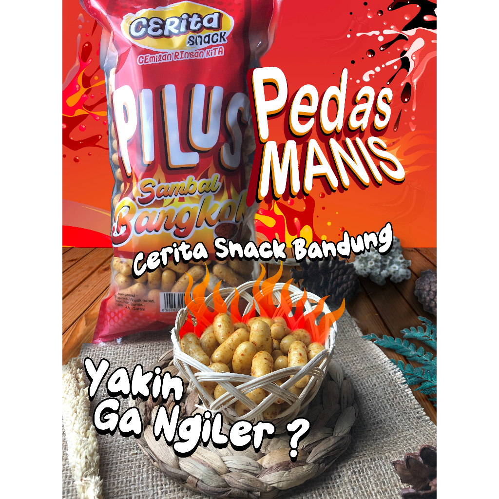 Jual Cerita Pilus Bangkok Cemilan Pilus Cemilan Murah Cemilan Enak ...