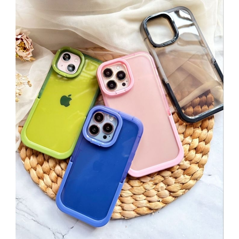 Jual Basic Standing Case iPhone 11 - 14 Promax | Shopee Indonesia