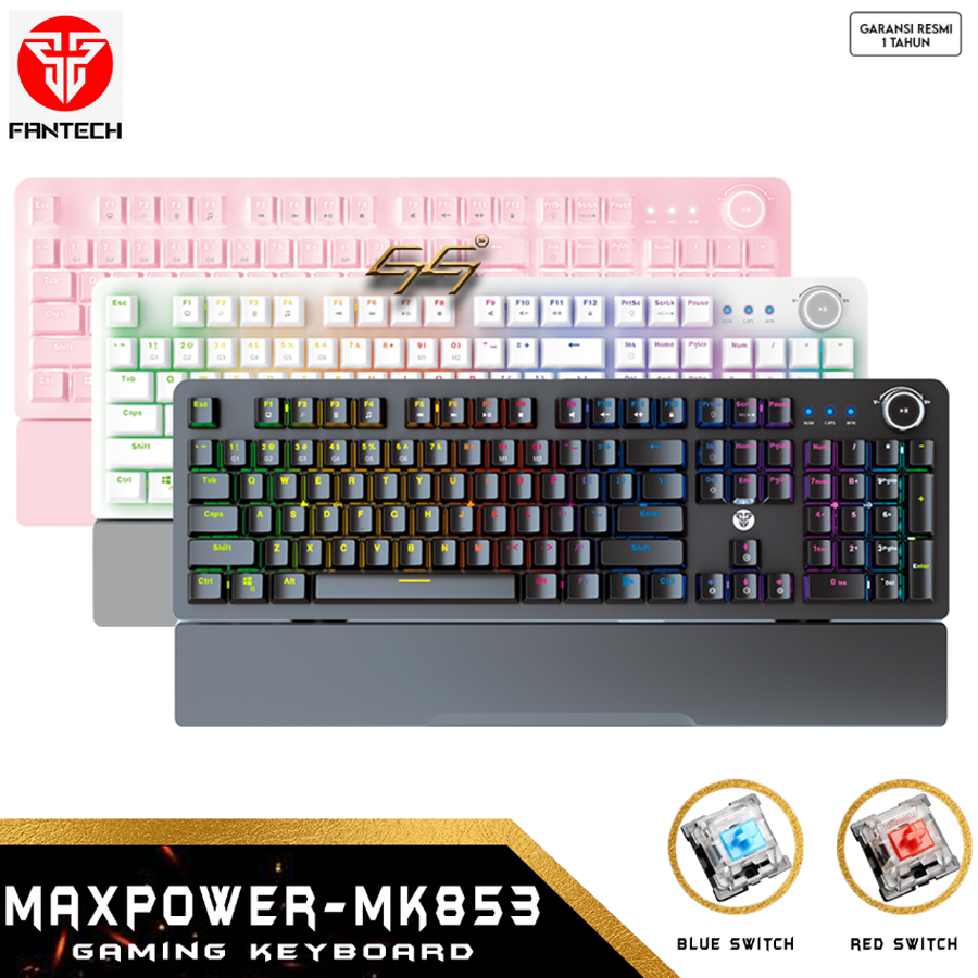 Jual Fantech MAXPOWER MK853 MK-853 MK 853 V2 Keyboard Gaming Mechanical ...