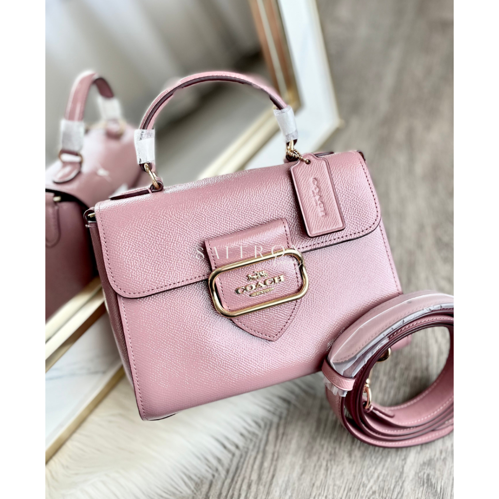 Jual Coach Morgan Top Handle Satchel / Dusty Rose | Shopee Indonesia