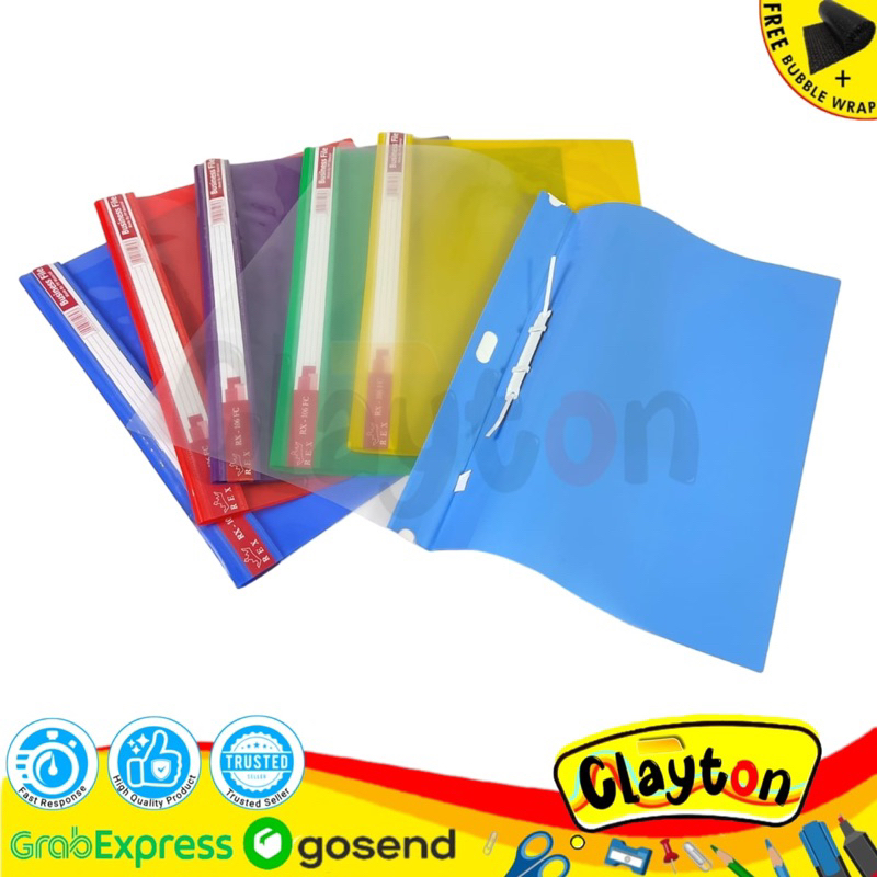 Jual Rex Map Bisnis File 1 pcs Map Plastik F4 Tempat Dokumen Map File ...