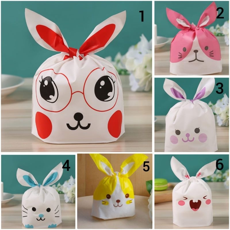 Jual 10pcs (PC1) Plastik Cookie Ikat/Bingkisan Hampers Bungkus Permen ...