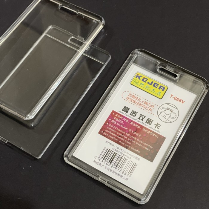Jual casing id card bening / card holder bening | Shopee Indonesia