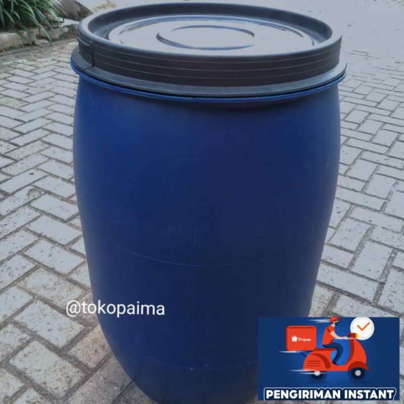 Jual Tong/ Drum Plastik Air/ Drum Sampah/ Drum Serbaguna Kapasitas 120 Liter Kondisi BARU Khusus ...