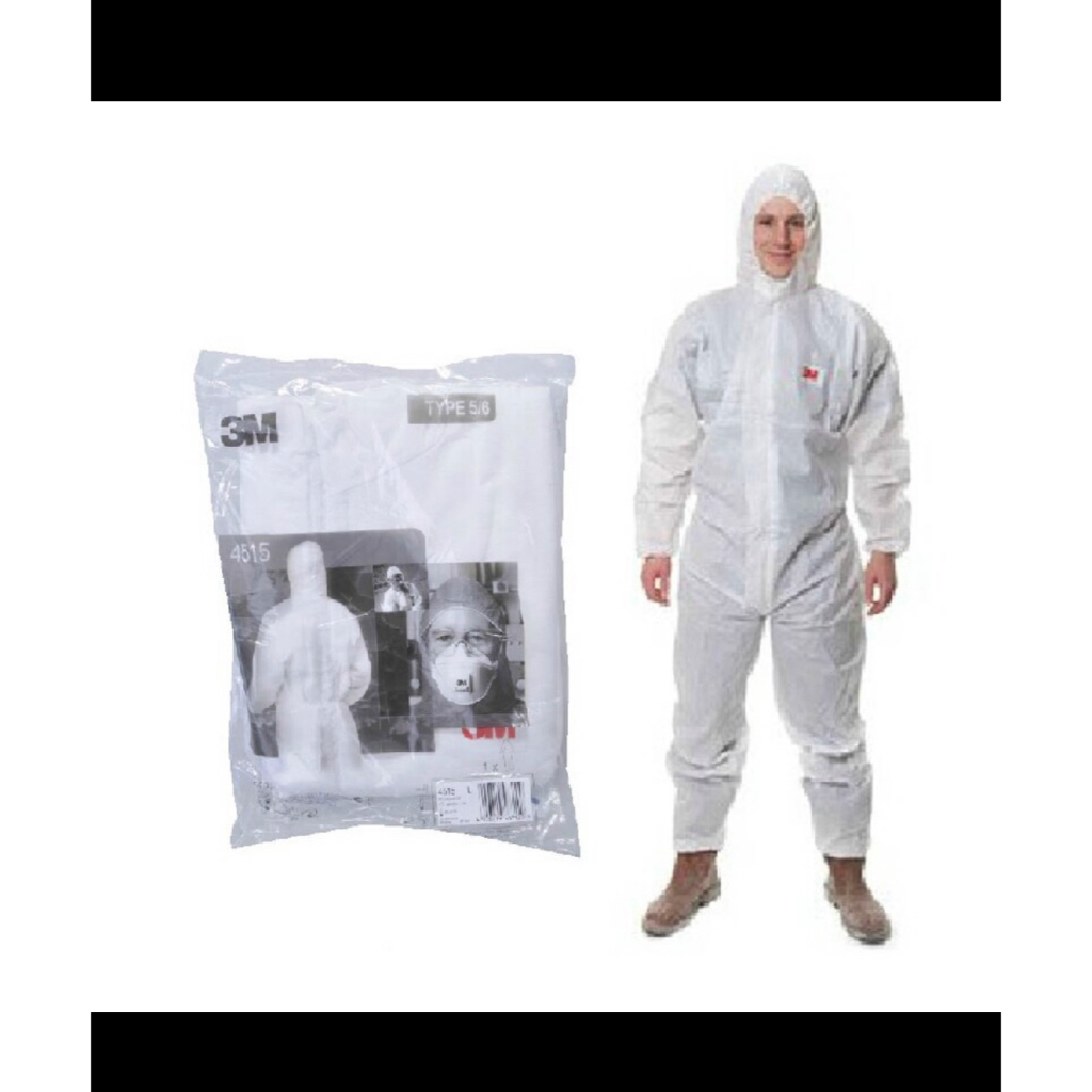 Jual 3M Disposable Protective Coverall 4515 / Baju APD medis 3M ...