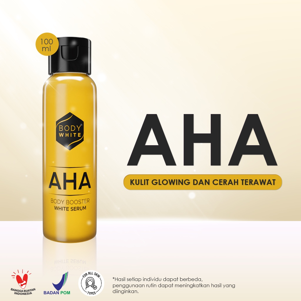 Jual Body White Aha Booster White Serum 100ml | Shopee Indonesia