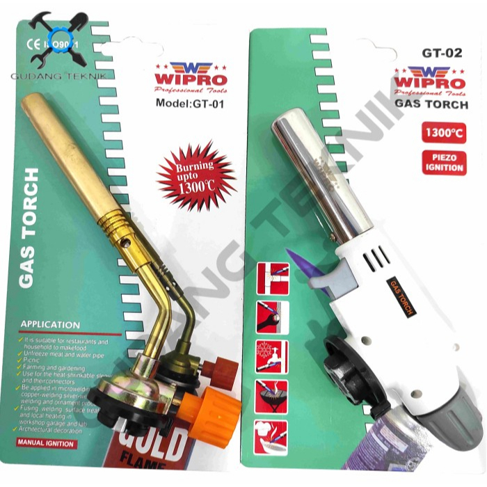 Jual Flame Gun Blow Ignition Manual Gas Torch GT01 GT02 WIPRO / Kepala Pematik Api Gas Portable ...