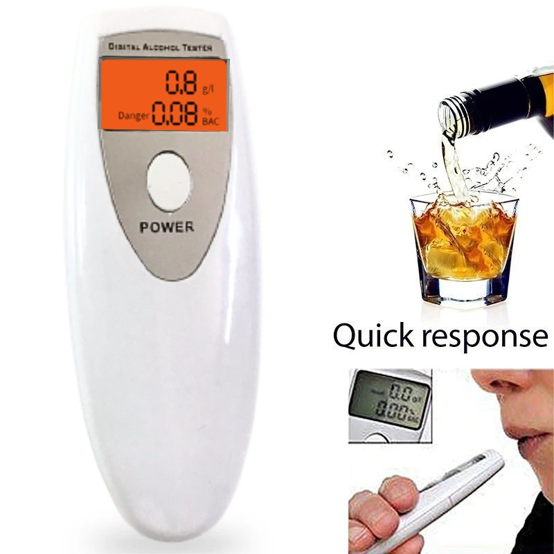 Jual Digital Alcohol Breathe Tester Detector Alat Ukur Nafas Kadar ...