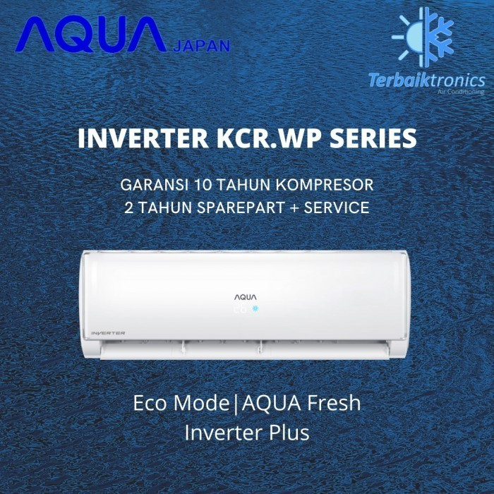 Jual AC Aqua Inverter 1/2 PK R32 AQAKCR6WP / AQA KCR6WP | Shopee Indonesia
