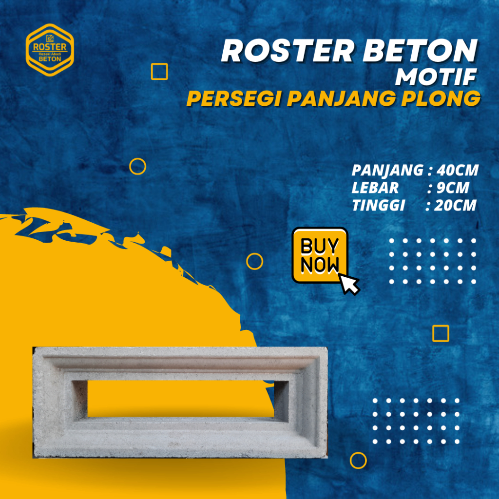 Jual Roster Beton Minimalis untuk dekorasi rumah Atau Loster Beton ...